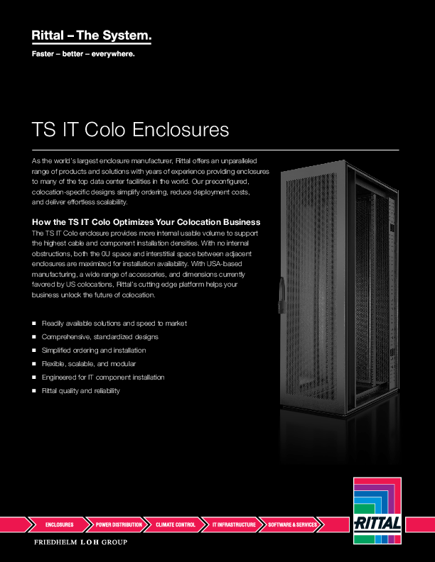 Document Center - PDF Product Brochures & Downloads | Rittal