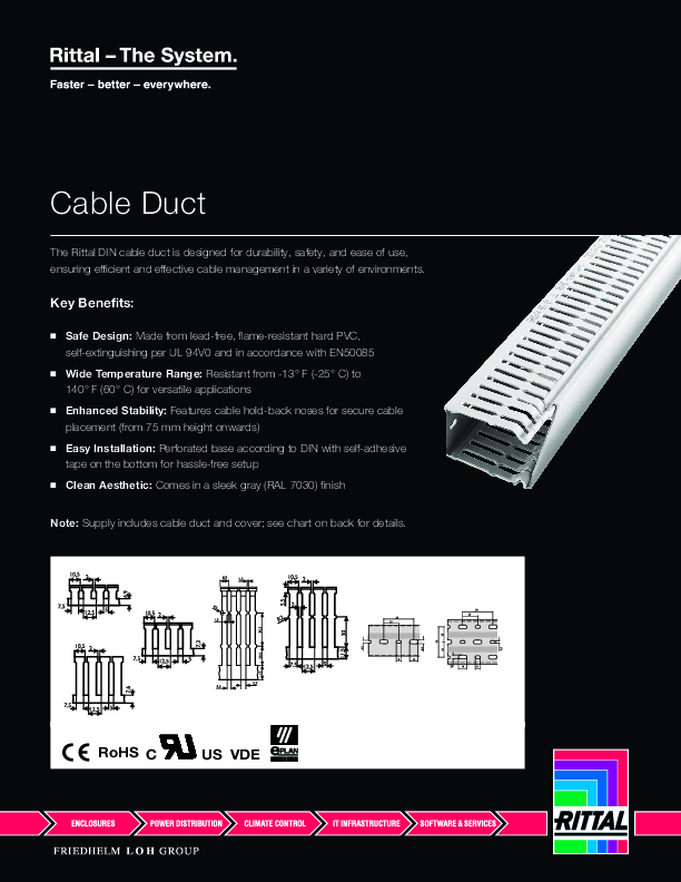 Document Center - PDF Product Brochures & Downloads | Rittal