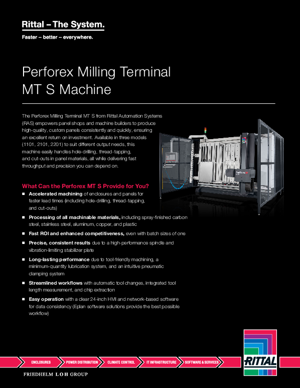 Document Center - PDF Product Brochures & Downloads | Rittal